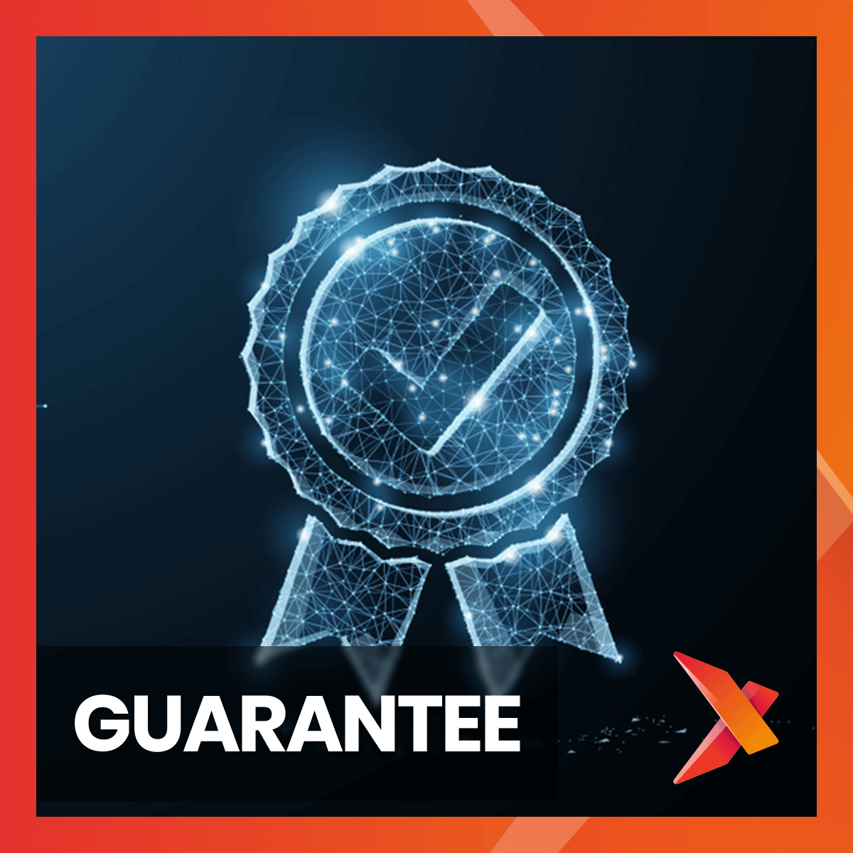 Our Guarantee with 100% Satisfaction | Logo Vintage